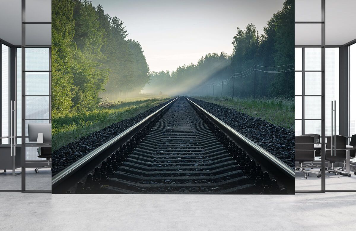Train Tracks Wallpaper 3d