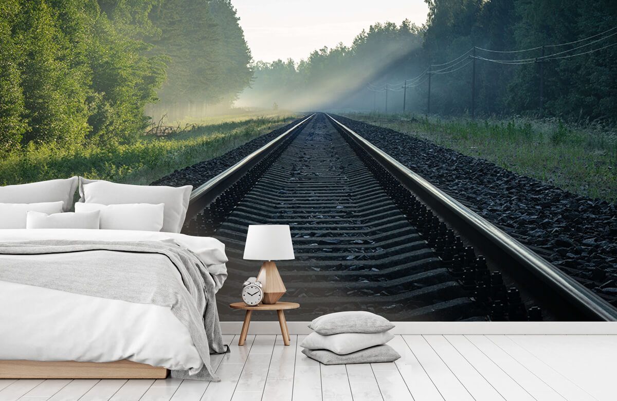 Train Tracks Wallpaper 3d