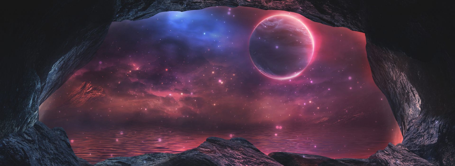 Fantasy cave - Wallpaper