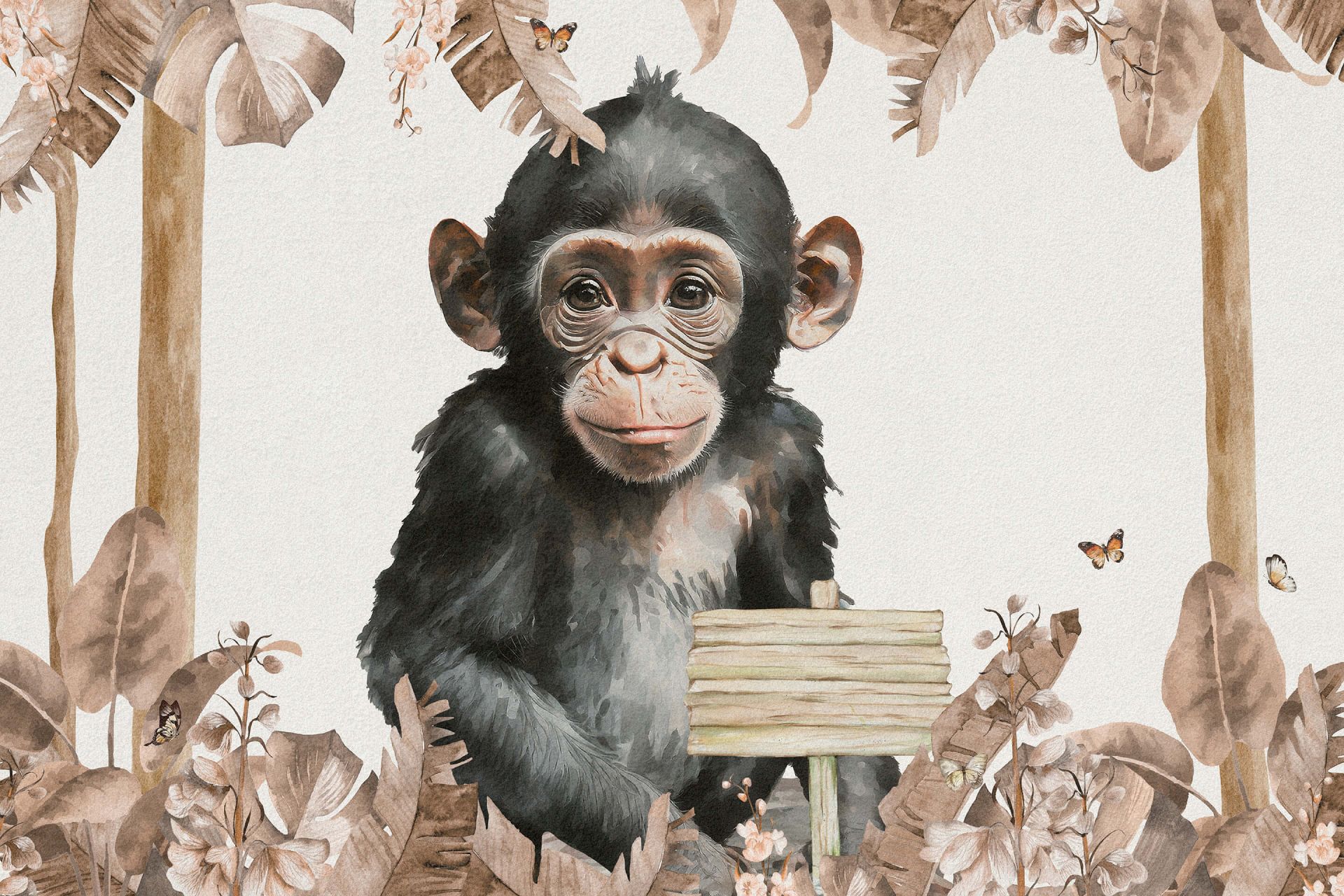 Baby Chimpanzee Wallpaper