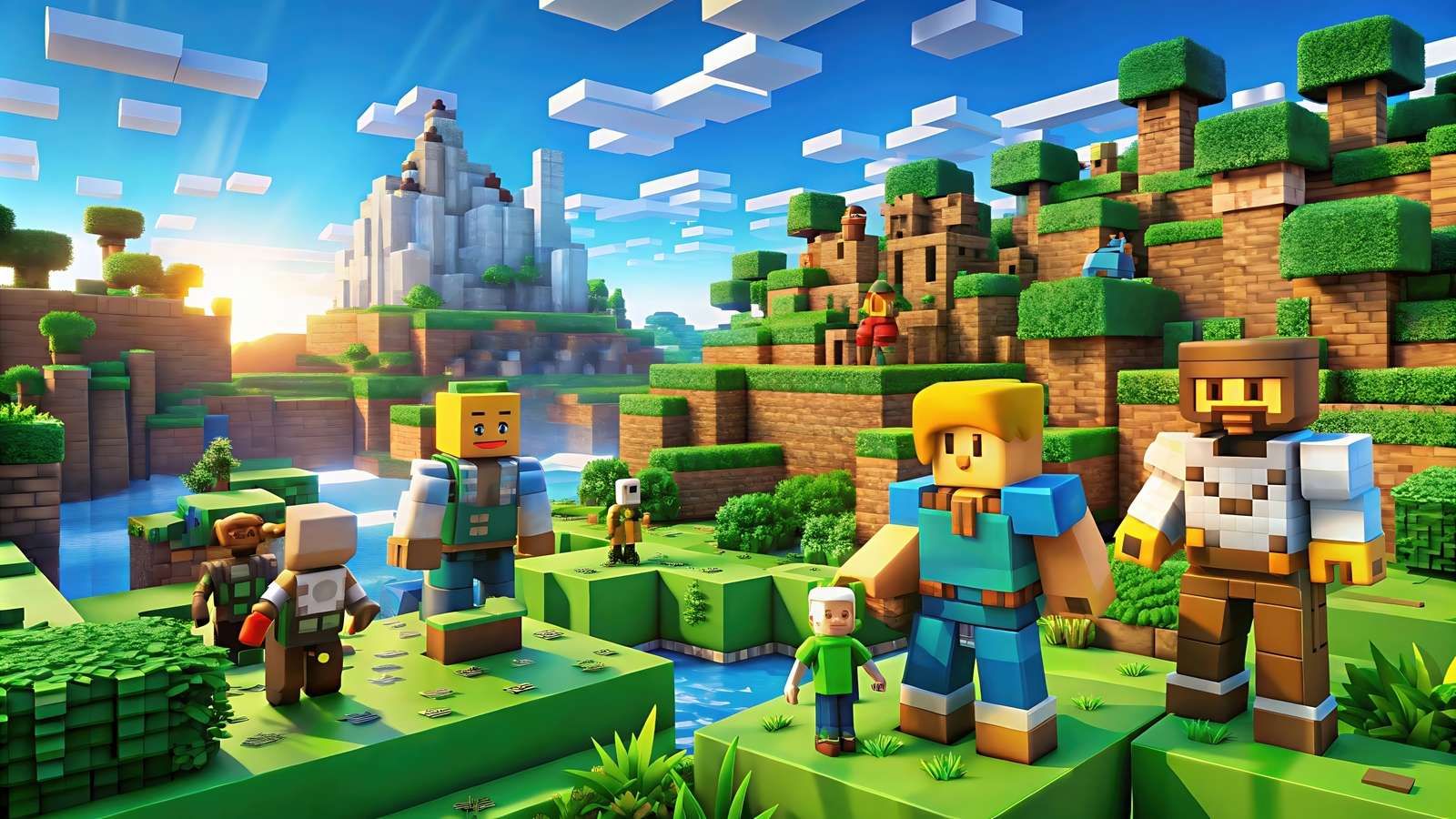 Wallpaper Mural - The valley of blocks - Photo Wallpaper
