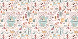 Kids world map - Wallpaper