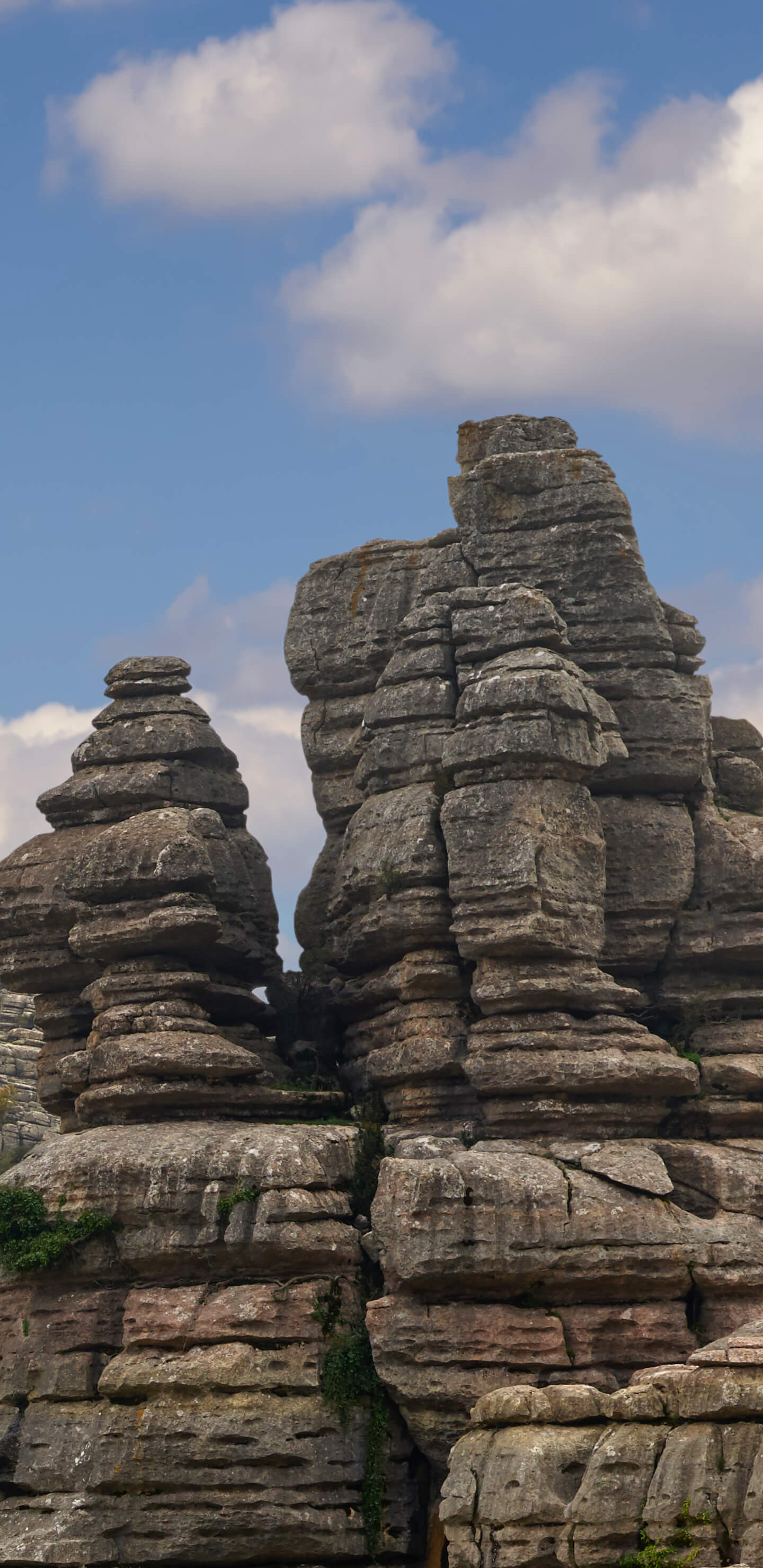 Rocks with blue sky - Photo Wallpaper