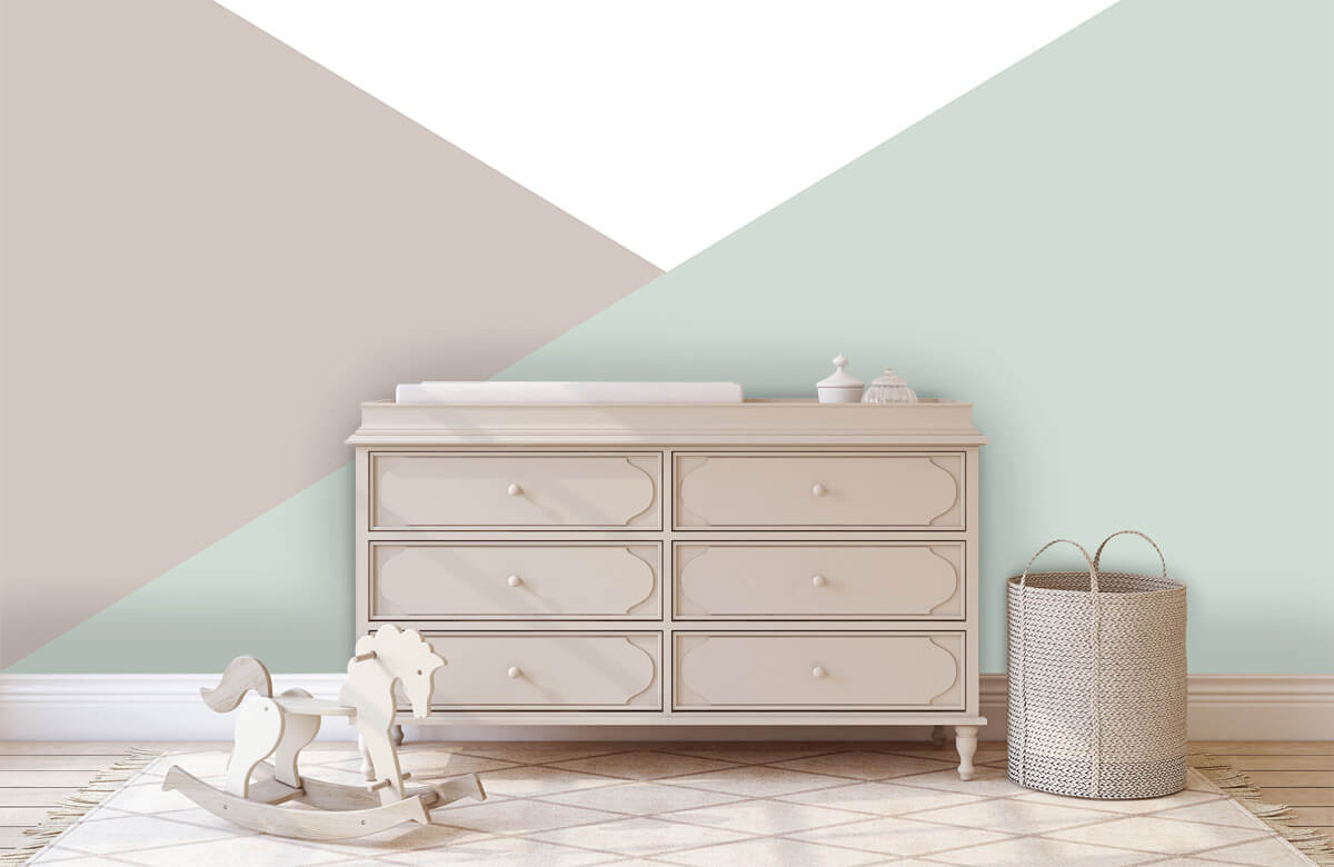 Pastel coloured triangles - Wallpaper