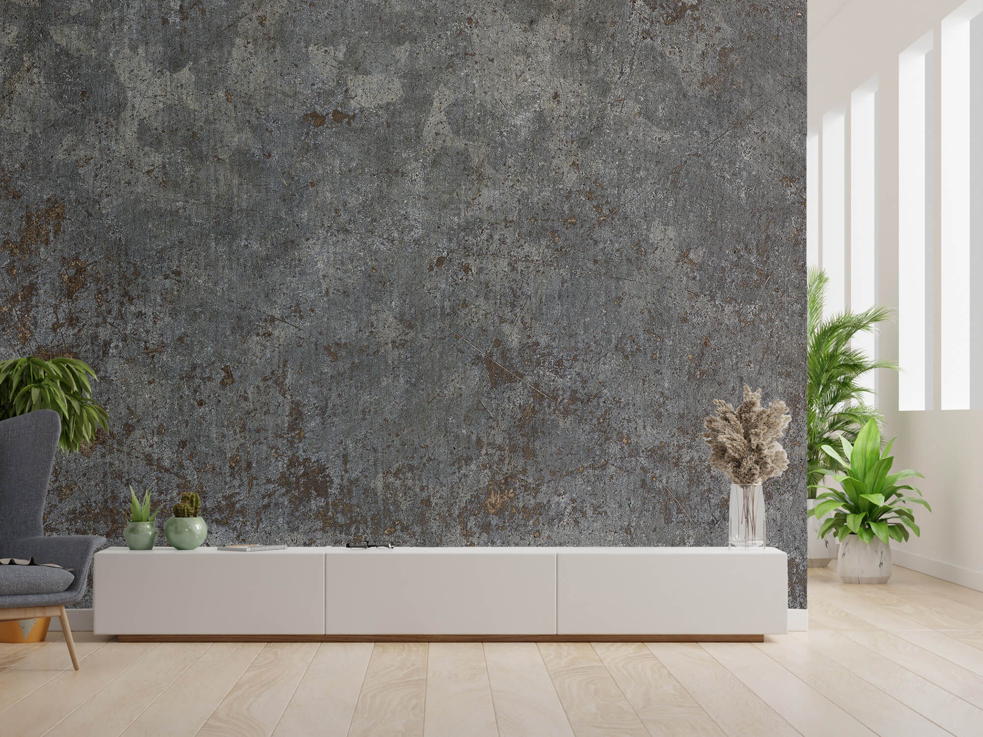 Grey structure - Photo Wallpaper