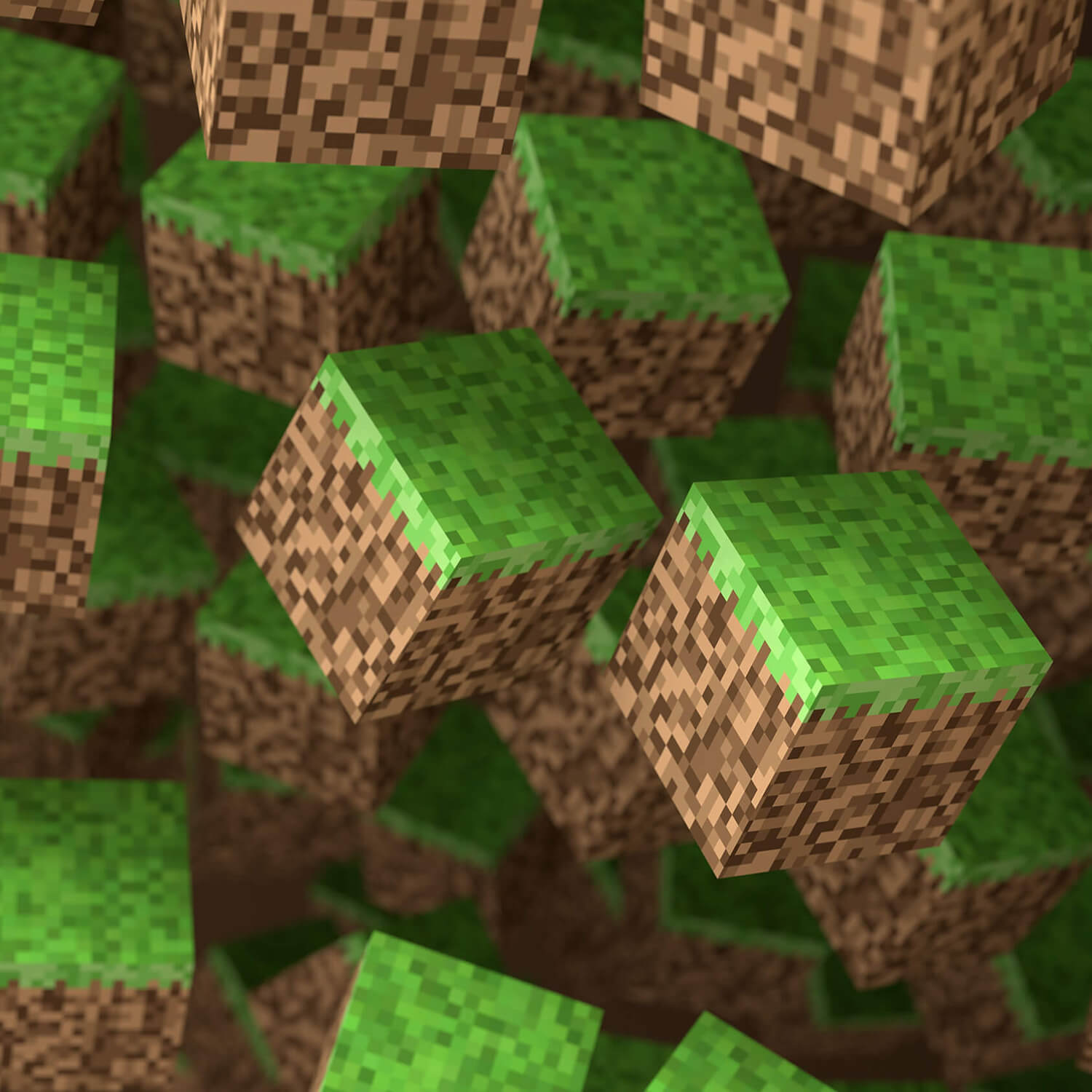 Grass Block Minecraft Quilt Block Minecraft Wallpaper